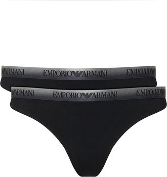 Emporio Armani Brazilian-Panty-Set EW005512 AF25572 UC001 Schwarz