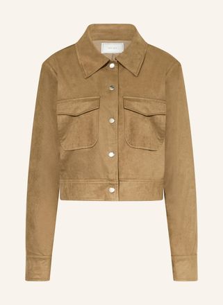 Neo Noir Neo Noir Kastenjacke Tamari In Lederoptik braun