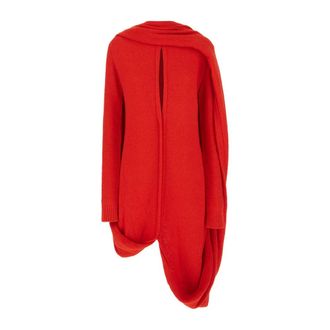 Sportmax Femme, Robes, Rouge, Taille: 42 FR Achille1234 Robe en Maille Bouclette