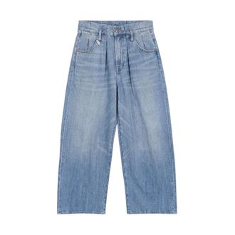 R13 Femme, Jeans, Bleu, Taille: W28 Pleated Waisband Jeans