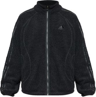 adidas Homme, Vestes, Noir, Taille: XL Veste Polaire avec Col Montant