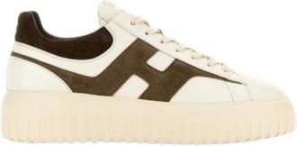 Hogan Baskets H-Stripes - Homme - Chaussures - Beige - Taille: 40 EU