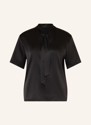 Marc Cain Schluppenbluse Im Materialmix schwarz
