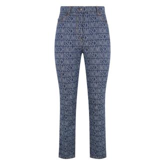 Moschino Damen, Jeans, Blau, LGr&ouml;&szlig;e