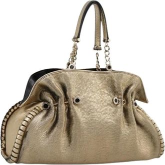 Bulgari Sac &agrave; main vintage Pre-owned - Femme - Pre-owned - Jaune - Taille: ONE Size