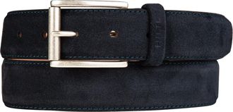 Hiltl Herren Gürtel blau Veloursleder