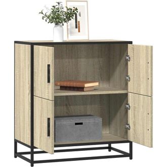 vidaXL Buffet ch&ecirc;ne sonoma 68x35x76 cm bois ding&eacute;nierie Vidaxl