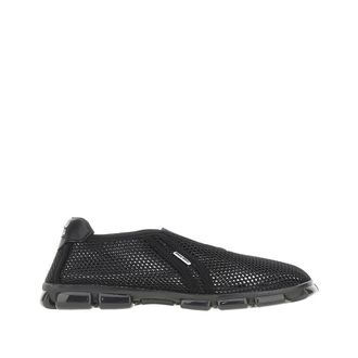 Miu Miu Mesh sneakers with logo print Woman 36