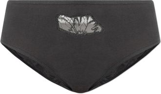 Hanro Femme, Sous-v&ecirc;tements, Gris, Taille: 42 FR Culottes en coton