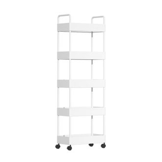 Generic Rollbarer Schlanker Aufbewahrungswagen, Rollwagen for Badezimmer-Organizer, L&uuml;cken-Aufbewahrungsregal Mit R&auml;dern, for Schmale Orte Im Badezimmer(5 tie