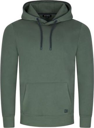 Riverso RIVSandro Sweat à capuche pour homme, coupe droite, marron, rouge, bleu, beige, noir, vert, S, M, L, XL, XXL, 3XL, 4XL, 5XL, vert sapin, L