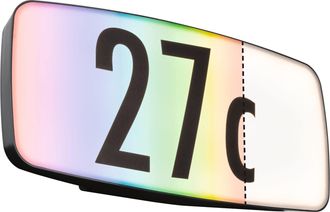 Paulmann 94508 LED Außenleuchte Smart Home Zigbee Wandleuchte Sheera IP44 Hausnummer Dämmerungssensor/Bewegungsmelder RGBW 8W Outdoor 3000K