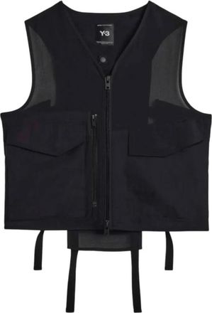 Yohji Yamamoto Homme, Vestes, Noir, Taille: L Tactical Utility Vest