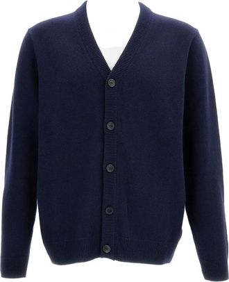 Paul Smith cardigan boutonné à col v - Bleu