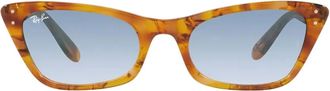 Ray-Ban Femme, Accessoires, Brun, Taille: 52 MM Lunettes de Soleil Vintage Cat-Eye Rb2299