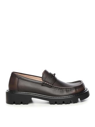 Loewe Mocassins - Marron Fonc&eacute;