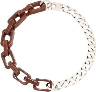 Plan C Plan C, Femme, Accessoires, Multicolore, Taille: ONE Size Flat Chain Necklace