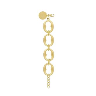 Vanessa Baroni Gold Schildkr&ouml;ten Charm Armband mit Schnappverschluss - - Accessories - Damen - Gelb - ONE SIZE