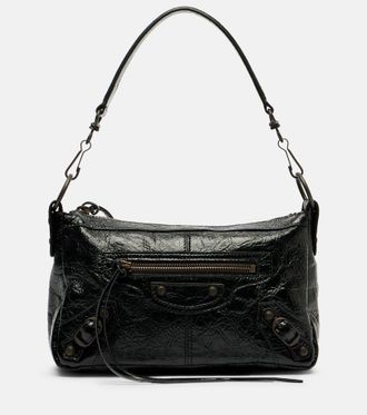 Balenciaga Schultertasche Le City Moto Small aus Leder