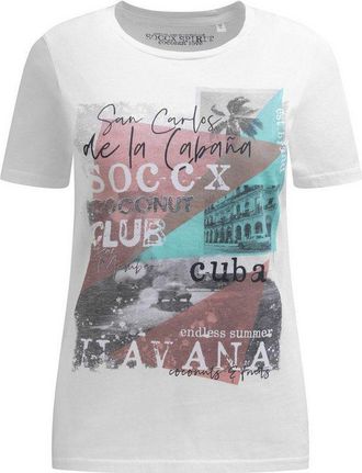 soccx Rundhalsshirt mit Necktape