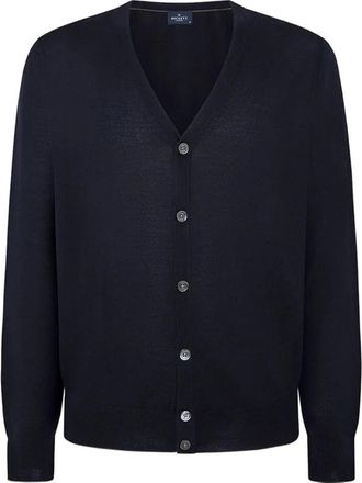 Hackett Cardigan classique - Homme - Pulls - Bleu - Taille: M