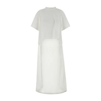 Balenciaga Train T-Shirt - - Dresses - Damen - Wei&szlig; - S