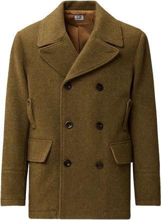 C.P. Company C.p. Company, Homme, Manteaux, Brun, Taille: XL Duffel Peacoat Undergrowth-M