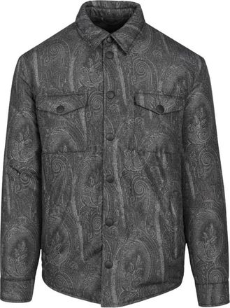 Etro Chemise 99Sasz5-X0810 - Homme - Vestes - Noir - Taille: L
