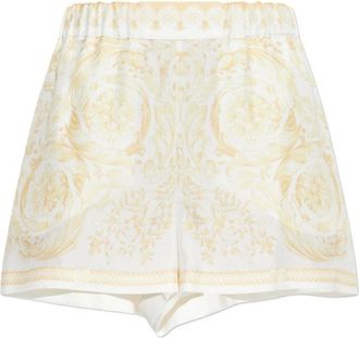 Versace Femme, Shorts, Jaune, Taille: 34 FR Short Shorts
