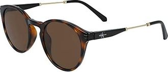 Calvin Klein Jeans CKJ20705S Lunettes de Soleil, Dark Tortoise, Taille Unique Mixte