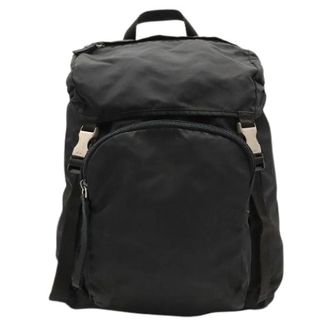 Prada Pre-owned Nylon Backpack V135 - - Pre-owned - Damen - Schwarzk - ONE SIZE