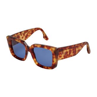 Victoria Beckham Quadratische Oversized Acetat Sonnenbrille - - Accessories - Damen - Braun - ONE SIZE