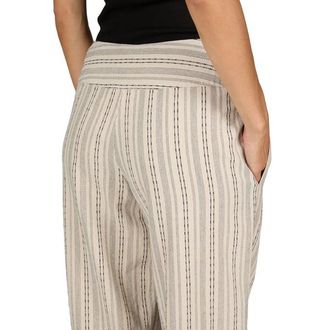 Topshop Pantalon droit ray&eacute; Tsflora