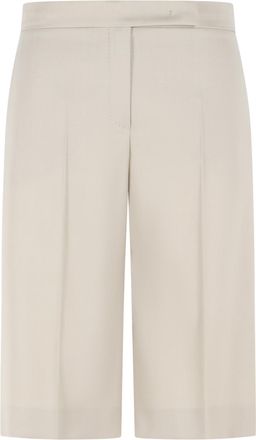 Max Mara Bermuda Umile En Laine, Mohair Et Soie Sable