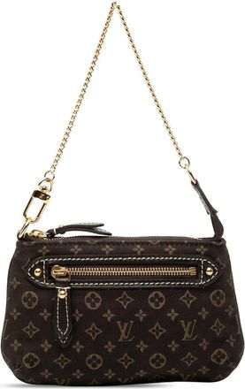 Louis Vuitton Crossbody Bags - Monogram Mini Lin Mini Pochette Accessoires - Gr. unisize - in Braun - f&uuml;r Damen