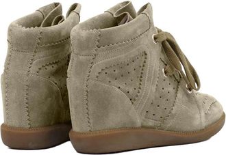 Isabel Marant Bobby Wedge Sneaker - Gray