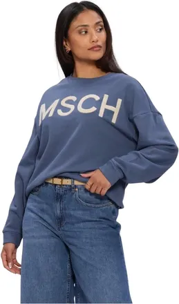 Moss Copenhagen Damen, Sweatshirts & Hoodies, Blau, XS/SGr&ouml;&szlig;e