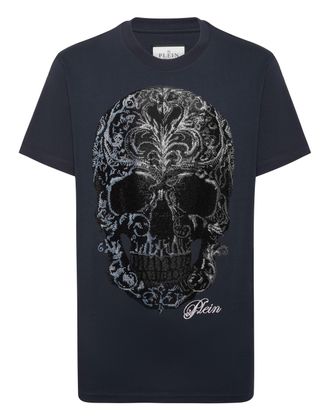 Philipp Plein T-Shirt Rundhalsausschnitt Ss Skull