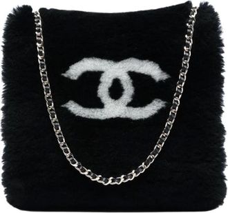 Chanel Sac bandouli&egrave;re en peau de mouton pr&eacute;-poss&eacute;d&eacute; - Femme - Pre-owned - Noir - Taille: ONE Size