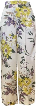 Marella Femme, Pantalons, Multicolore, Taille: 42 FR Mltcampo Wide Pantalons