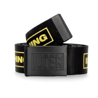 Iuter Iuter, Homme, Accessoires, Noir, Taille: ONE Size Ceinture Tout en Tissu Noir