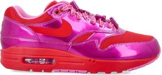 Nike Low-Top Sneaker - Air Max 1 Sneakers - Gr. 8_5 - in Rot - f&uuml;r Damen
