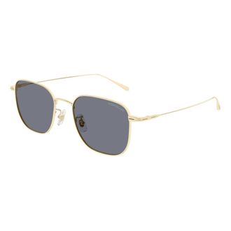 Montblanc Rechteckige Sonnenbrille - - Accessories - Herren - Gelb - 54 MM