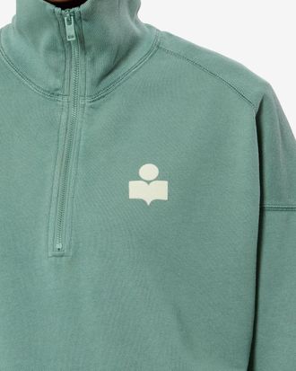 Isabel Marant Sweat Shirt Ross - Femme - Sauge / Ecru - Taille34 - Marant &Eacute;toile