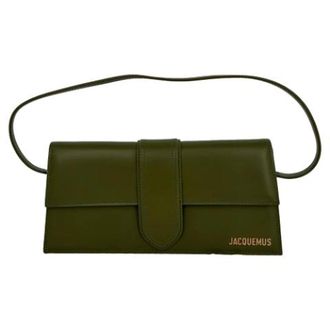 Jacquemus Pre-owned The Long Bambino Flap Shoulder Bag - - Pre-owned - Damen - Gr&uuml;n - ONE SIZE