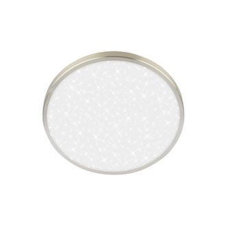 Briloner LED Deckenlampe mit Dekorblende, neutralweiße Lichtfarbe, Sternenhimmel, LED Lampe, Deckenleuchte, Wohnzimmerlampe, Küchenlampe, Deckenbeleuchtung, Fl