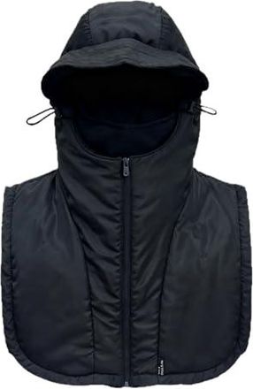 Generic Chapeau de cyclisme dhiver - Couvre-chef chaud avec couvre-visage, casquette thermique coupe-vent, tissu isolant respirant, &eacute;quipement dext&eacute;rieur conf