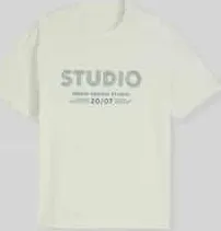 Tom Tailor Denim Relaxed Fit T-Shirt aus reiner Baumwolle