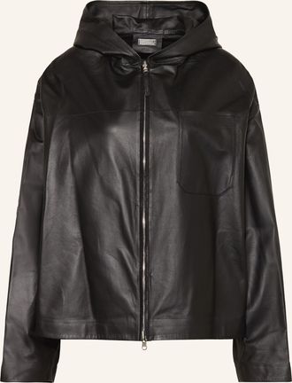 Utzon Utzon Lederjacke Jenat schwarz
