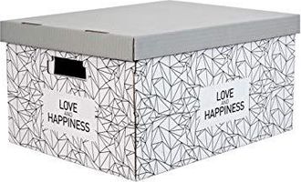 Clementina Frog Clementina Frog 000931 Aufbewahrungsbox, Karton, Love & Happiness, einzigartig